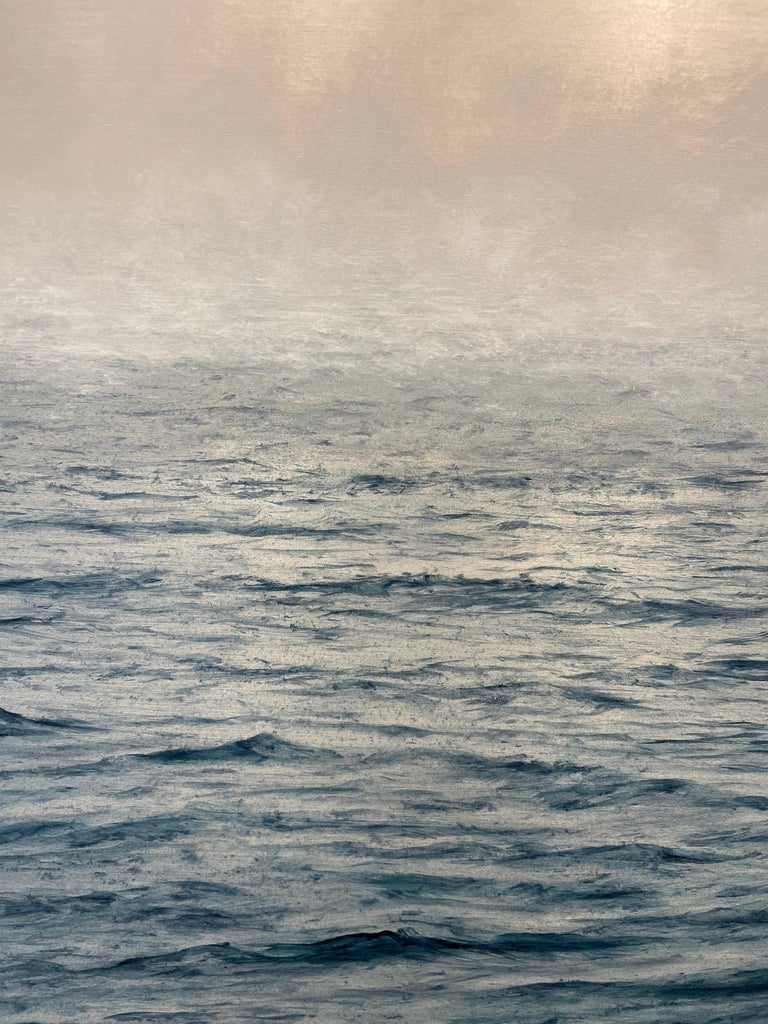 Lisa Lebofsky - "Wake" seascape painting, ocean waves For Sale at 1stDibs