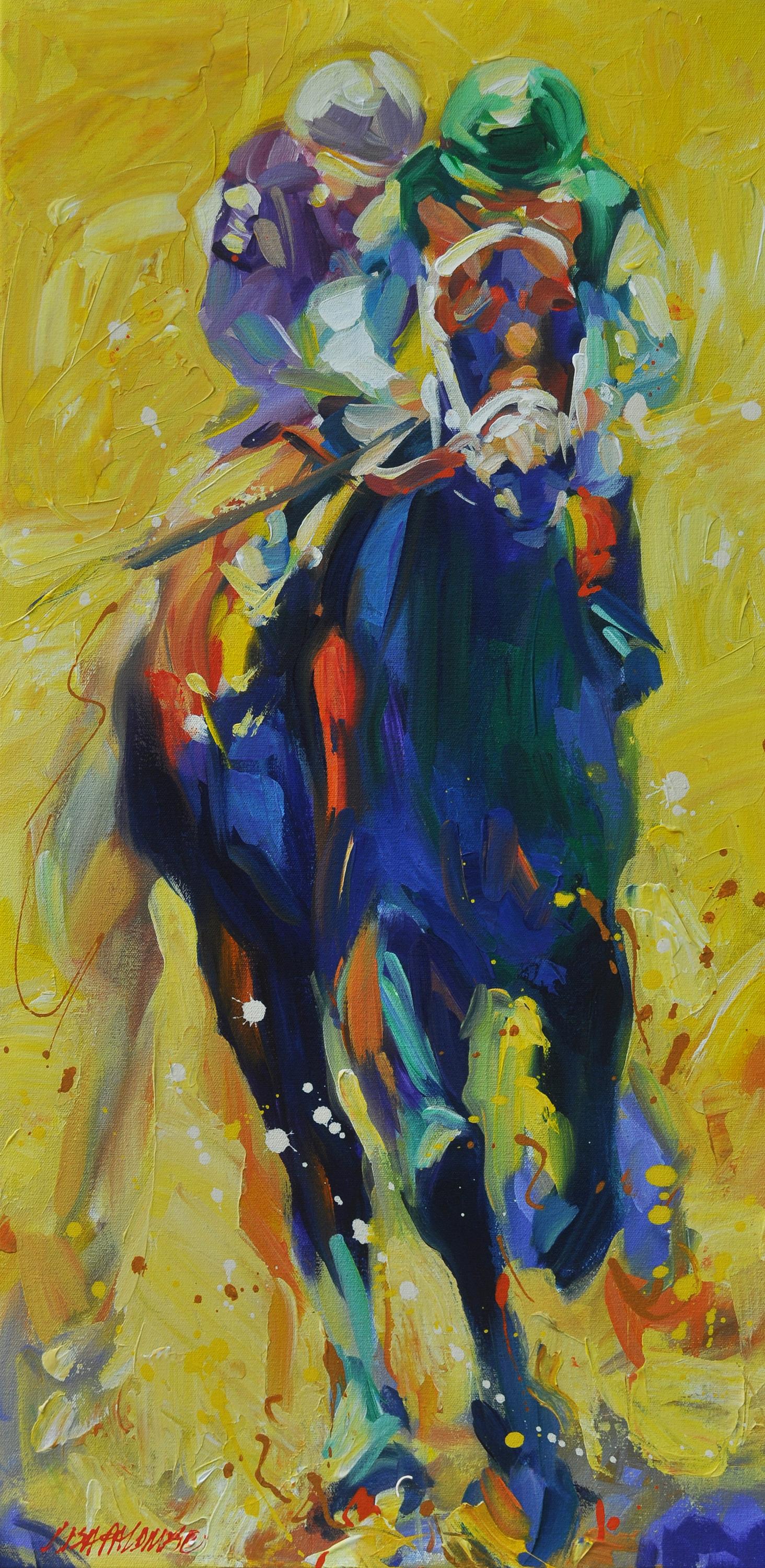 Lisa Palombo - Lisa Palombo, « Lets All Sing », peinture à l'acrylique ...