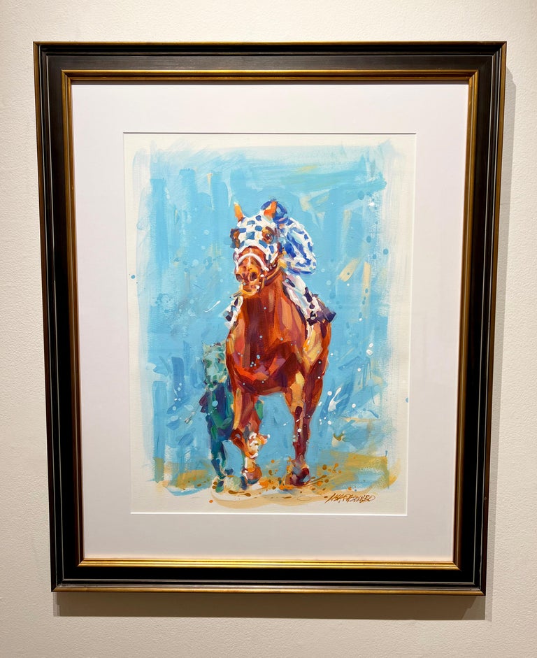 Lisa Palombo - Lisa Palombo, "Secretariat Tremendous Machine" Blue ...