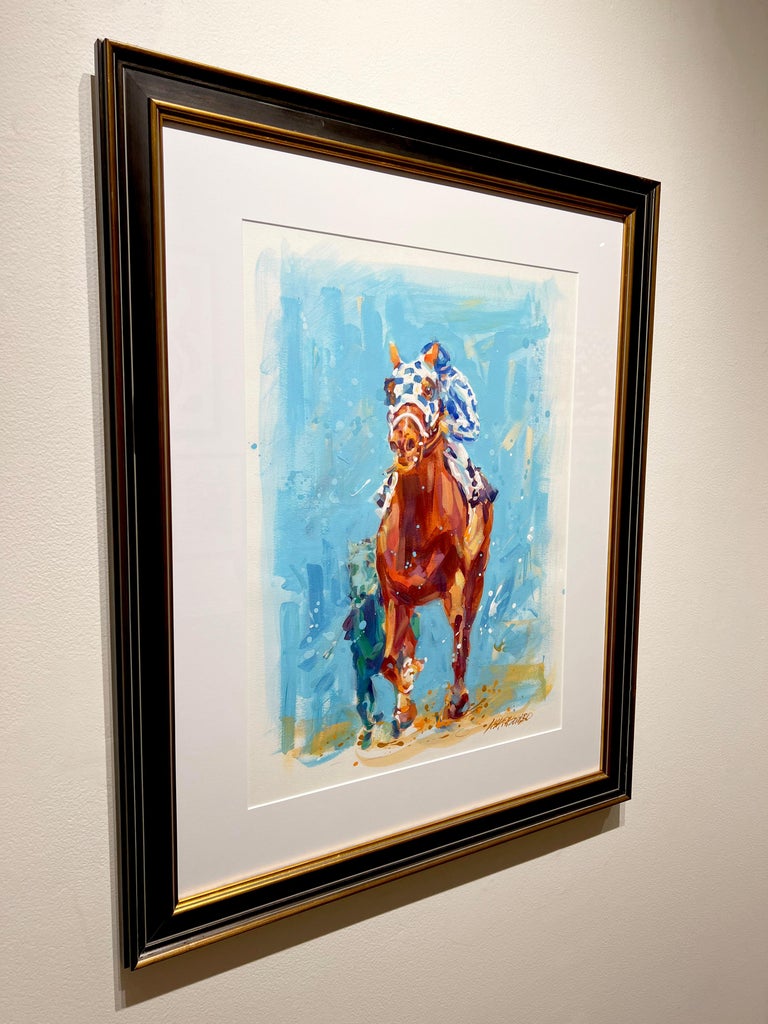 Lisa Palombo - Lisa Palombo, "Secretariat Tremendous Machine" Blue ...