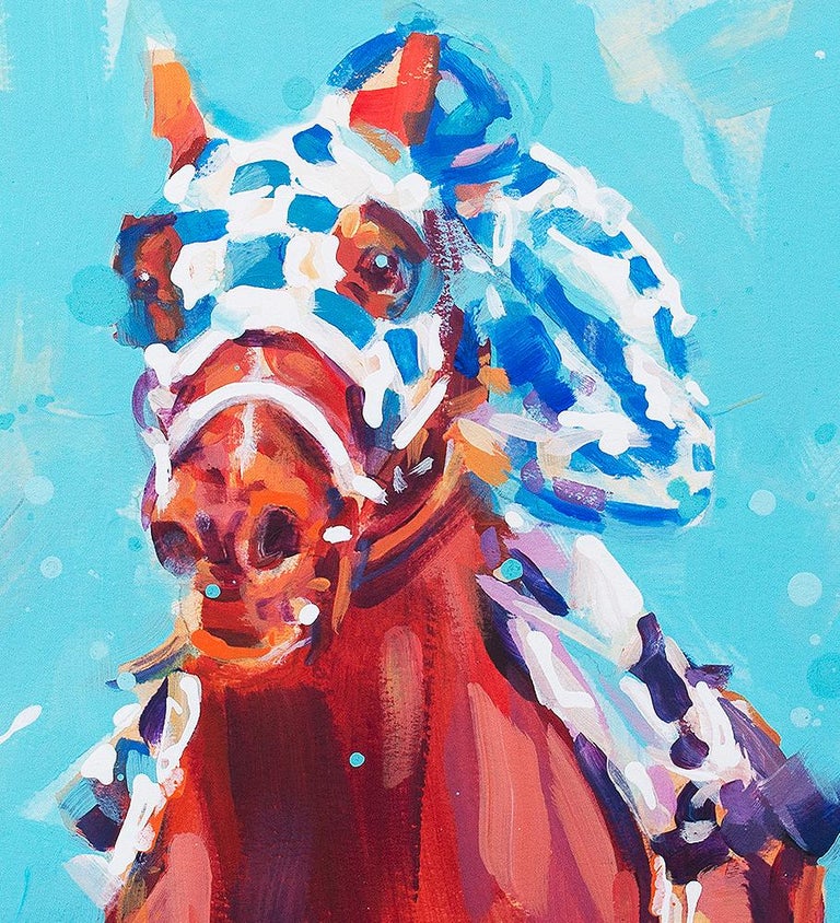 Lisa Palombo - Lisa Palombo, "Secretariat Tremendous Machine" Blue ...