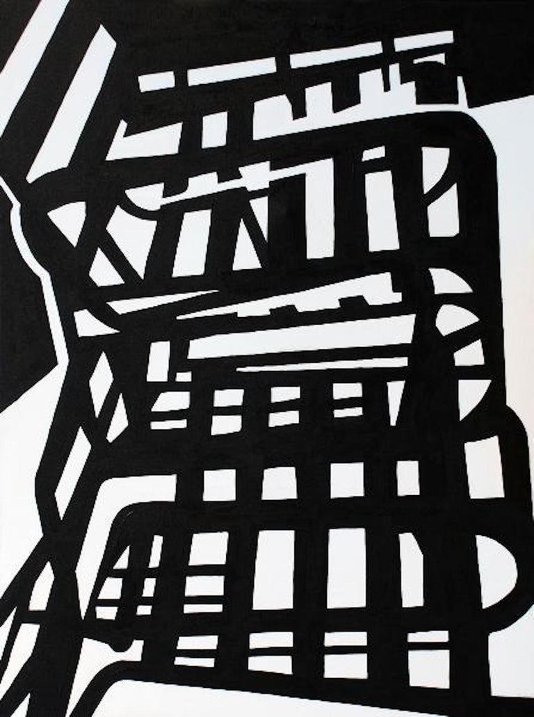 Lisa Petker-Mintz - Large Chair 1, acrylic on paper by Lisa Petker ...