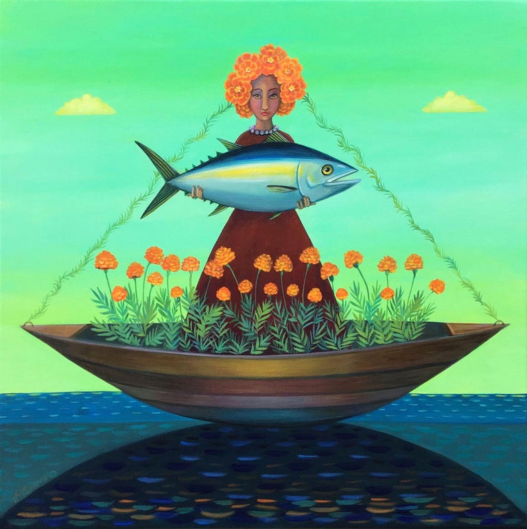 Lisa Shimko - Ballast (Marigold, Tuna) For Sale at 1stDibs
