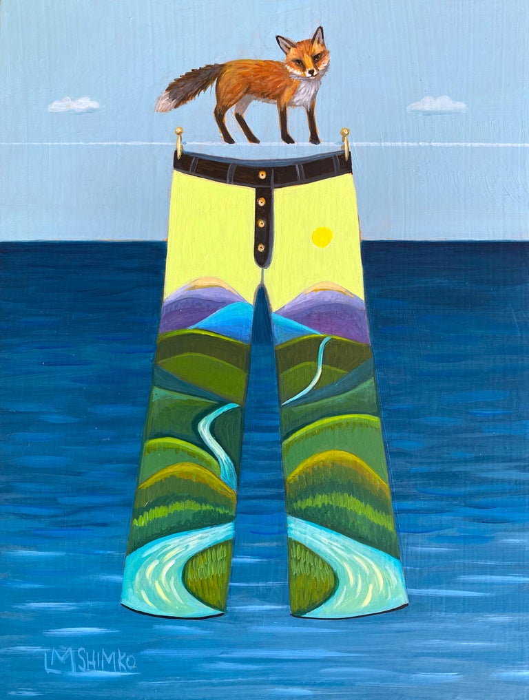Lisa Shimko - Mourning Pants Fox, Mountains, Sea For Sale at 1stDibs