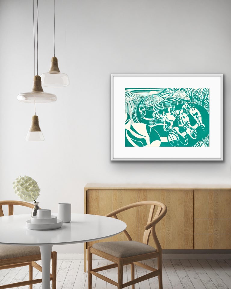 Lisa Takahashi - Lisa Takahashi, Breeze, Limited Edition Cycling Print ...