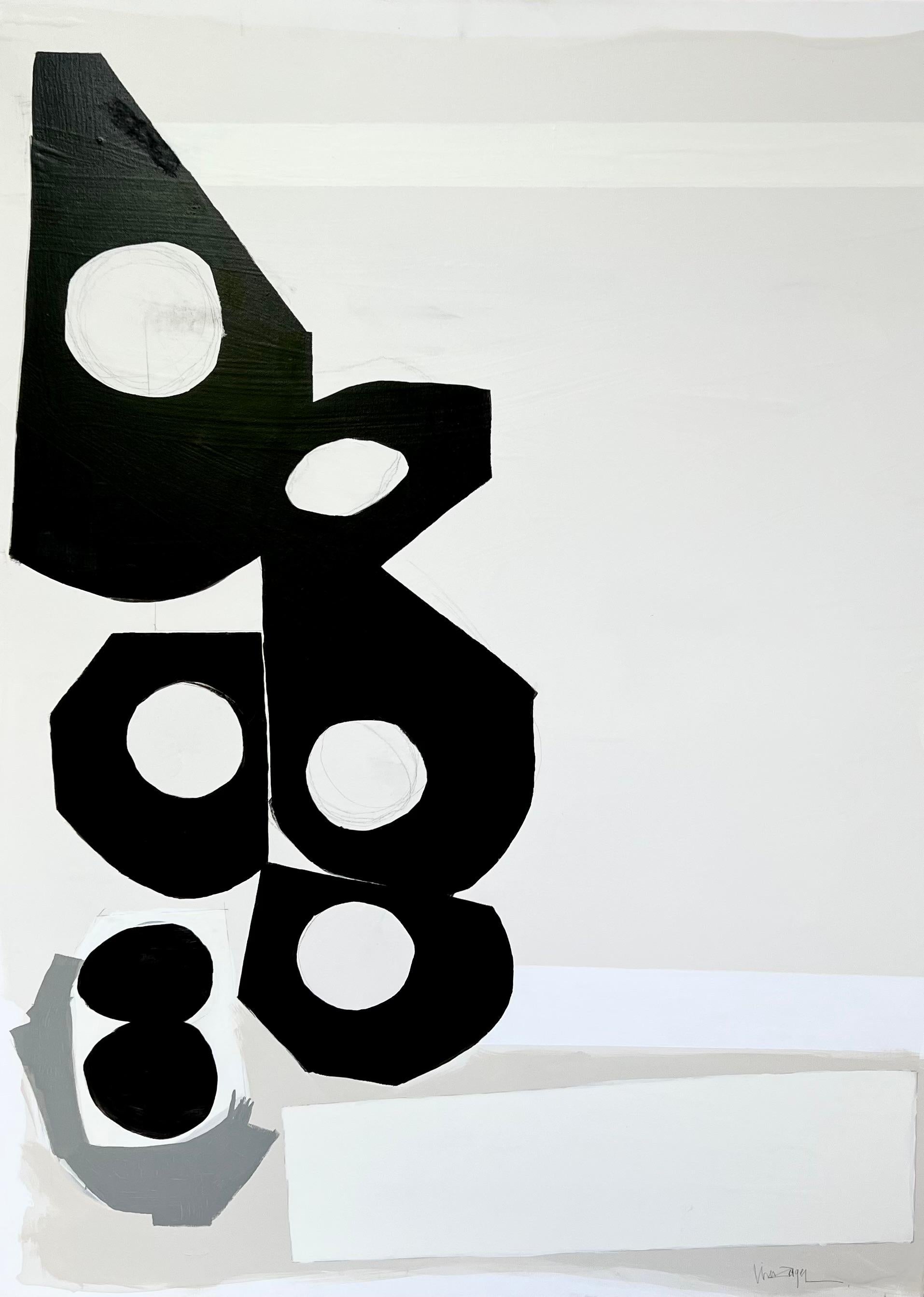 Lisa Zager - Completare by Lisa Zager, Horizontal Mid Century Oil on ...