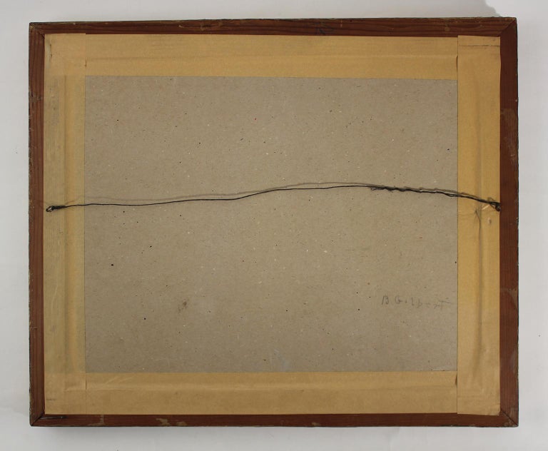 Listed California Artist Bess Gilbert Oil Painting San Diego Harbor ...