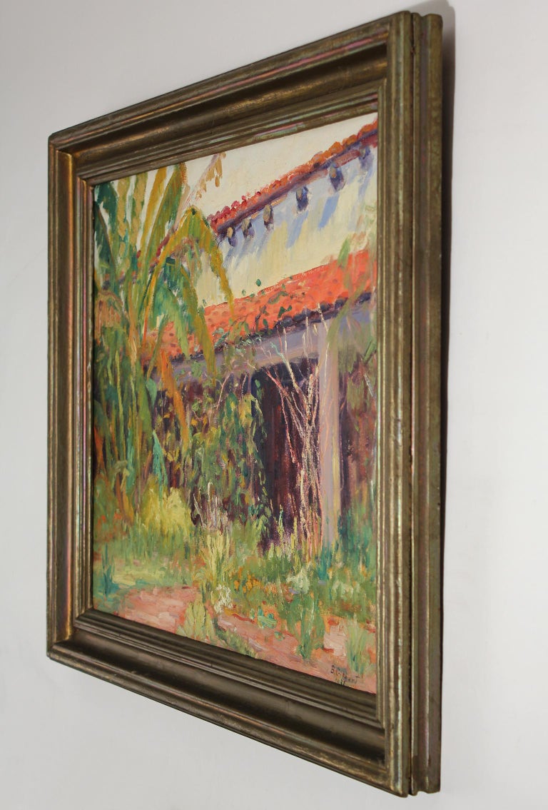 Listed San Diego Artist Bess Gilbert Impressionist Oil Painting Old ...