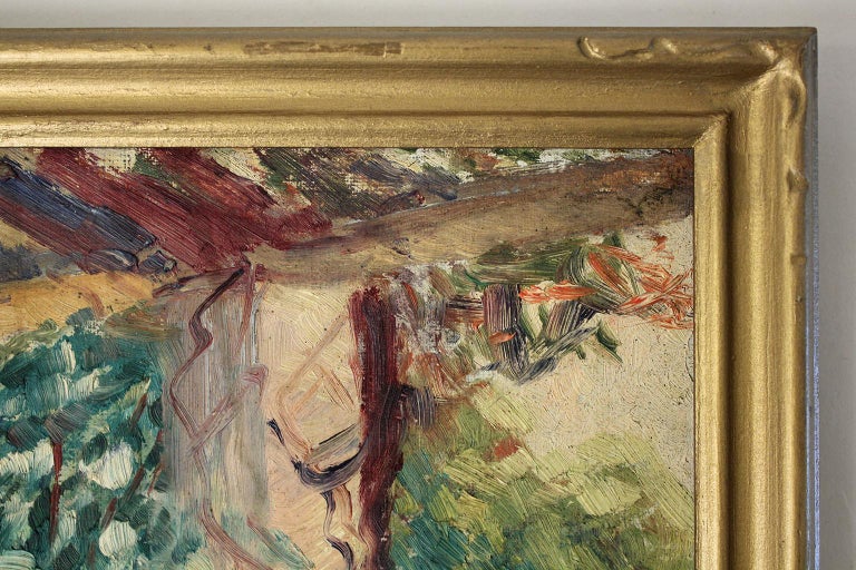 Listed San Diego California Artist Bess Gilbert Oil Painting Balboa ...