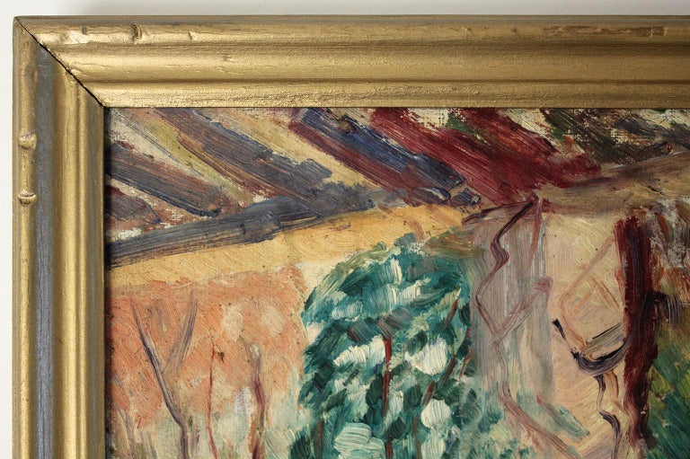 Listed San Diego California Artist Bess Gilbert Oil Painting Balboa ...