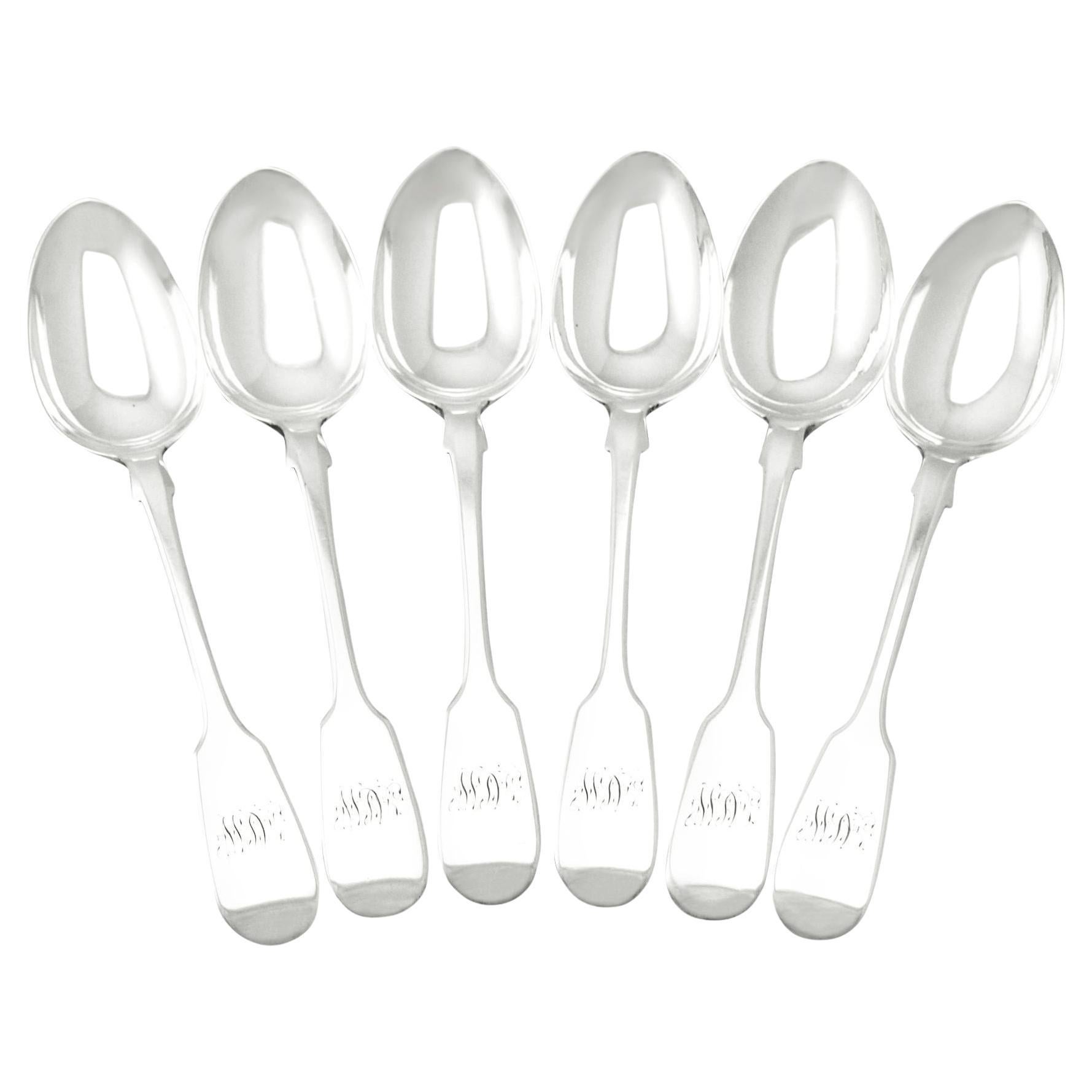 Antique Victorian Newcastle Sterling Silver Runcible Spoons For Sale at ...