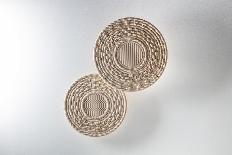 LITHEA/Corbulas 60 Wall Light in Three-Dimensional Stone Panel by ...
