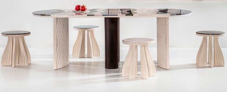 Lithea / Specchio DI Venere Dining Table by Elena Salmistraro Stone ...