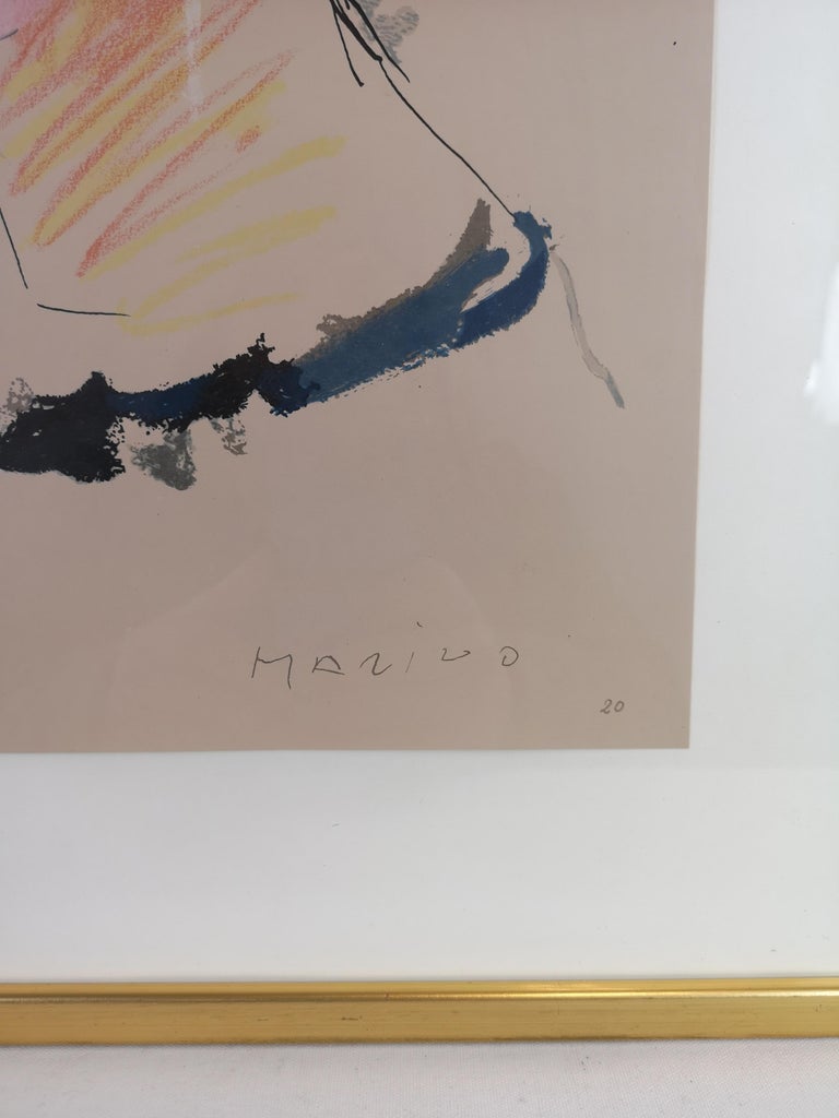 Lithograph After a Drawing by Marino Marini For Sale at 1stDibs