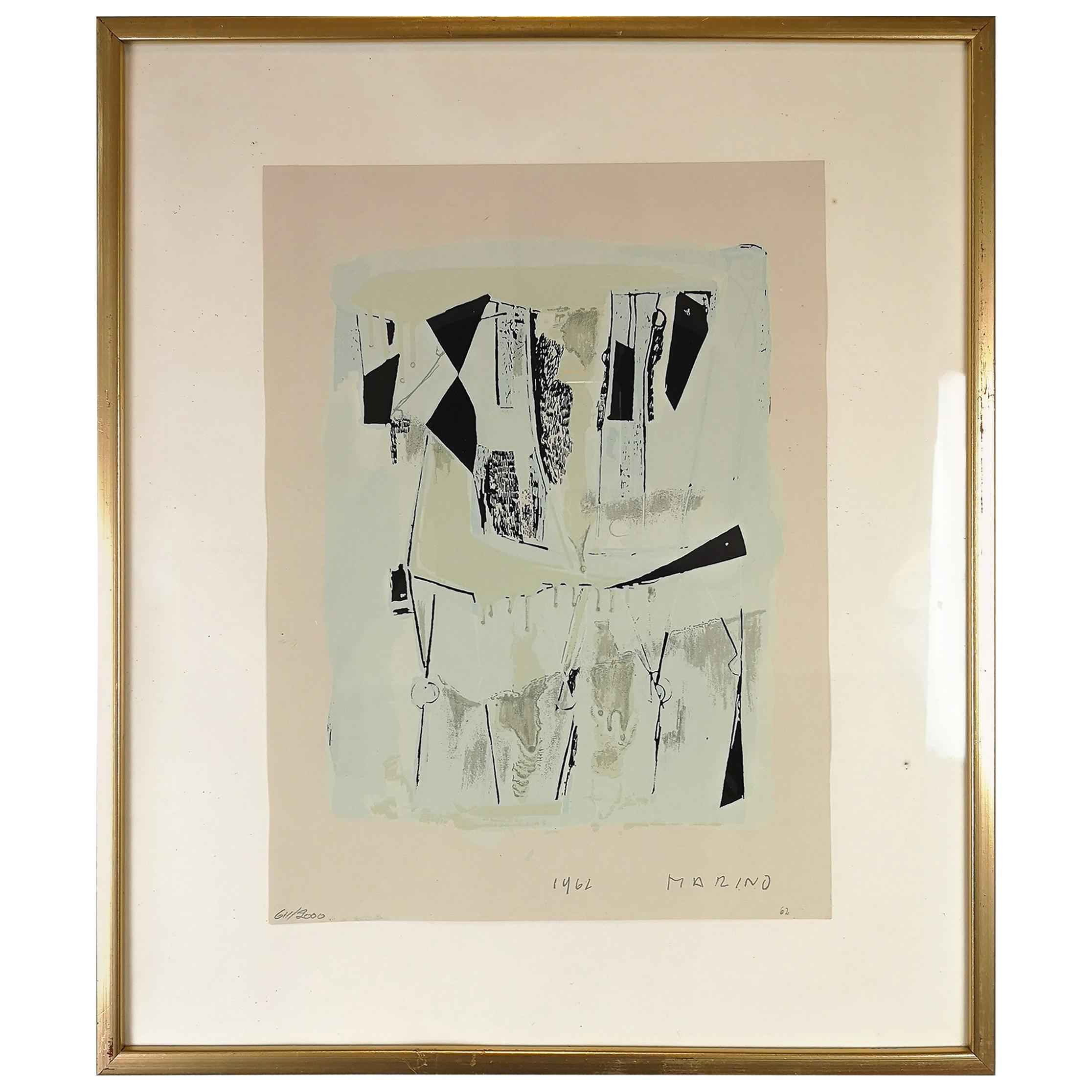 Pair of Marino Marini Lithographs For Sale at 1stDibs