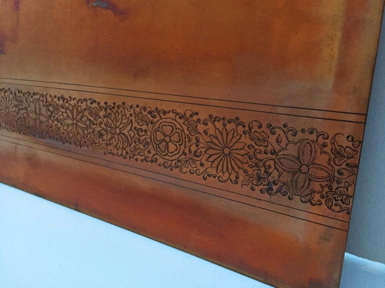 Lithograph Copper Plate For Sale at 1stDibs