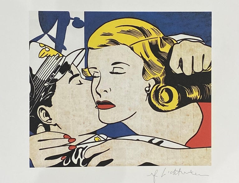 Lithographie "Le baiser " Roy Lichtenstein im Angebot bei 1stDibs