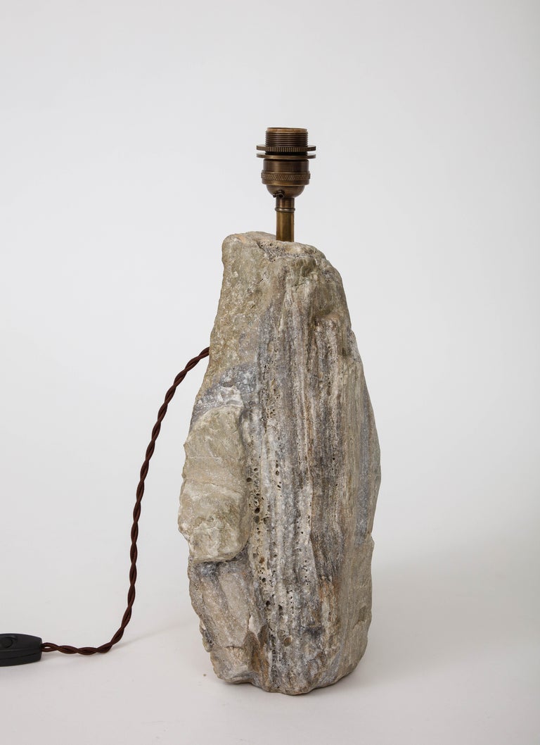 LitStones Grecian Marble Lamp with Custom Shade, Greece, 2022 For Sale ...