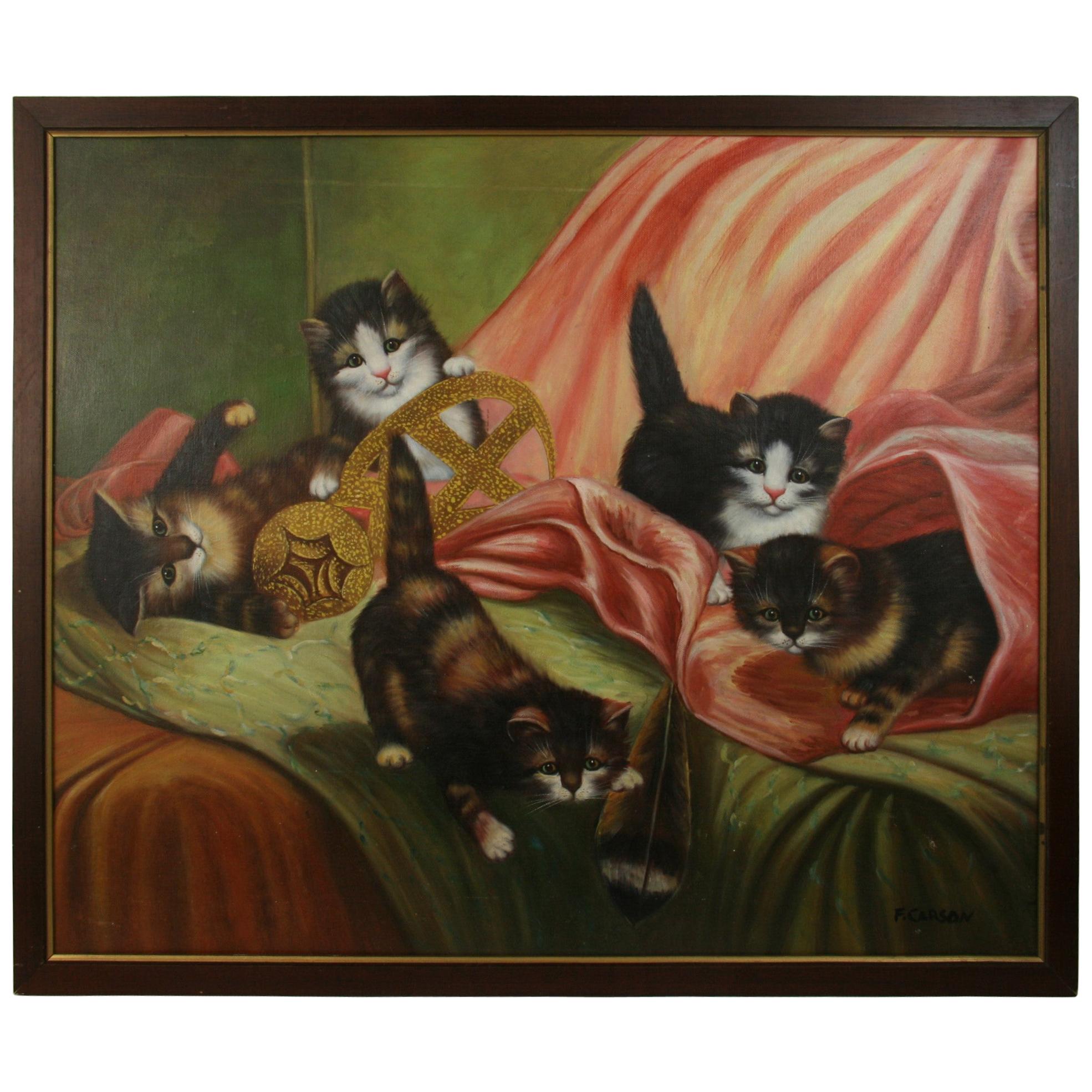 21 Vintage Cat Print Cat Lady Gift Kitten Art Print Cats in Jewelry Box ...