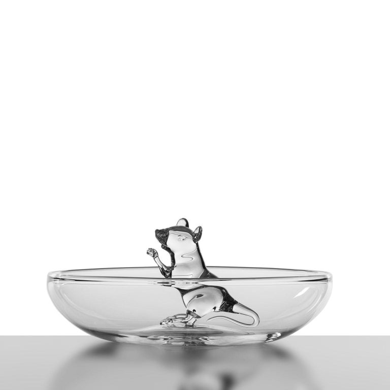 'Little Mouse #02' Hand Blown Glass Bowl by Simone Crestani For Sale at ...