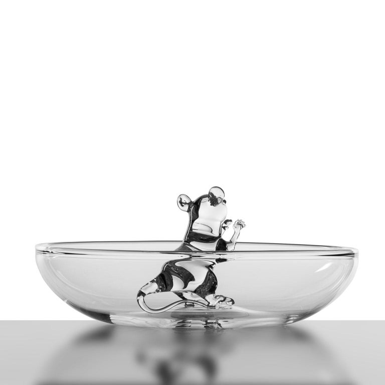 'Little Mouse #02' Hand Blown Glass Bowl by Simone Crestani For Sale at ...