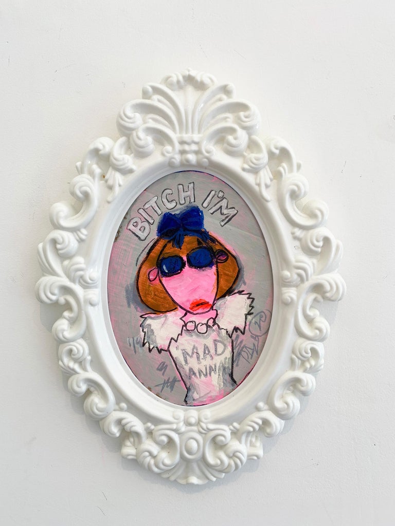 Little Ricky - Anna - Acrylic on Cardboard For Sale at 1stDibs