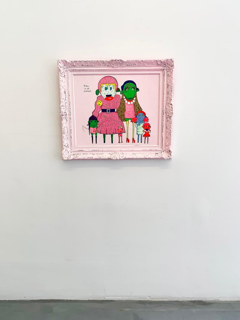 Little Ricky - The Jolly's - Acrylic on Cardboard For Sale at 1stDibs