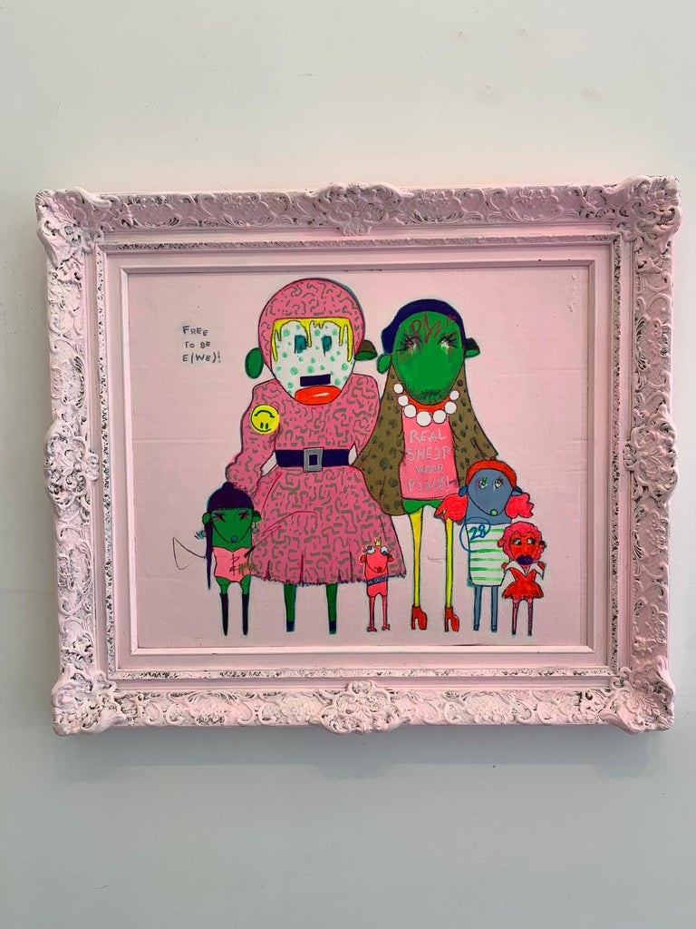 Little Ricky - The Jolly's - Acrylic on Cardboard For Sale at 1stDibs