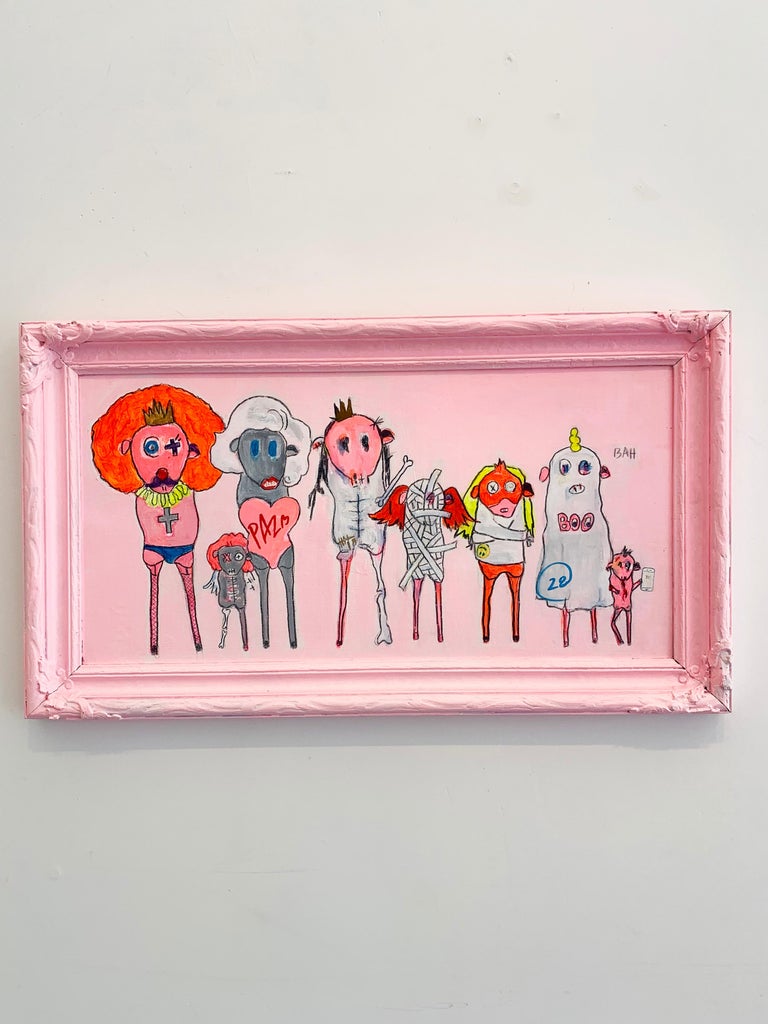 Little Ricky - The McSheep - Acrylic on Cardboard For Sale at 1stDibs