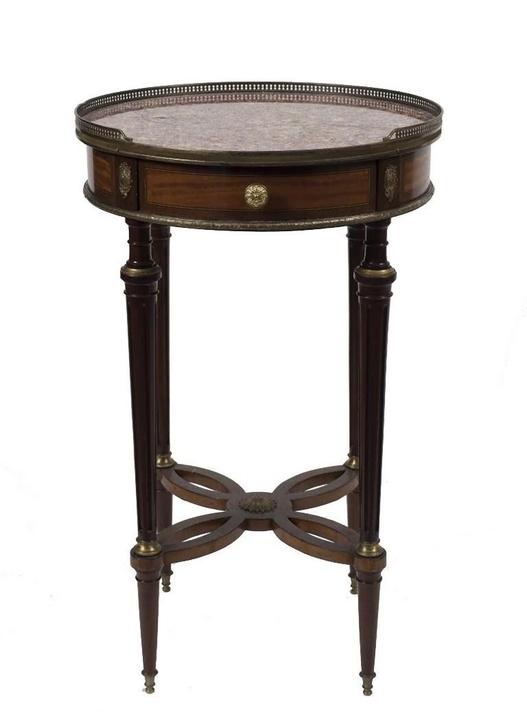 Little Vintage Table, Mahogany Wood, Late 19th Century at 1stDibs