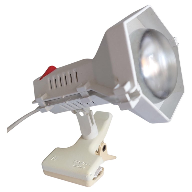 LIVAL Finland clip spotlight desk lamp 80s For Sale at 1stDibs