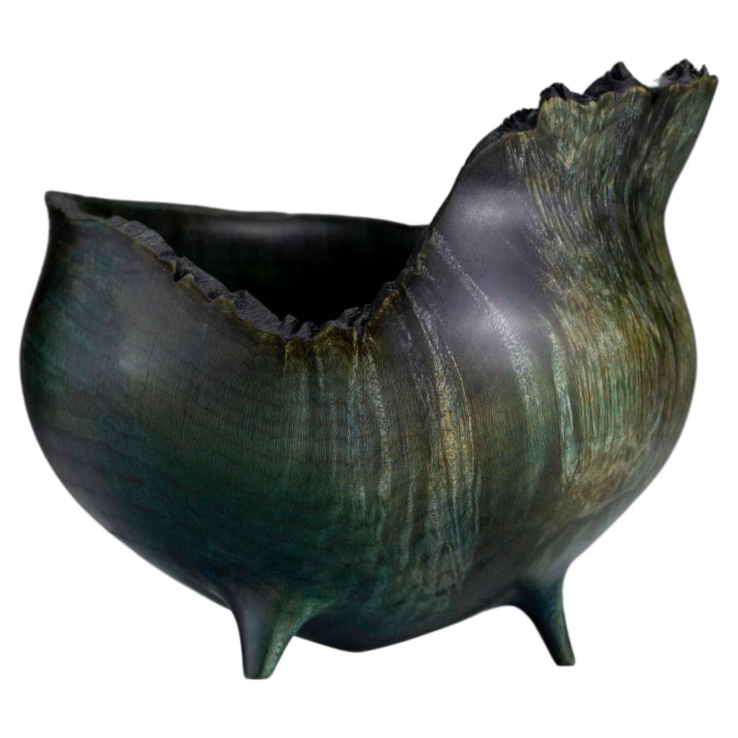 Live Edge Sycamore Maple Burl Bowl by Vlad Droz For Sale at 1stDibs