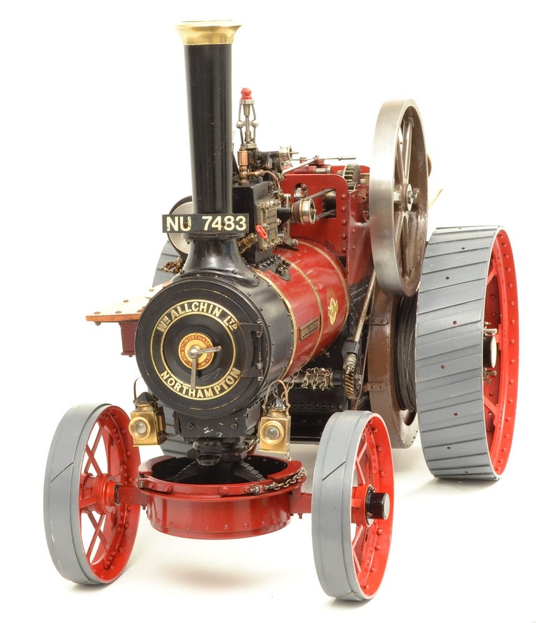 Live Steam Scale Model Steam Traction Engine For Sale at 1stDibs