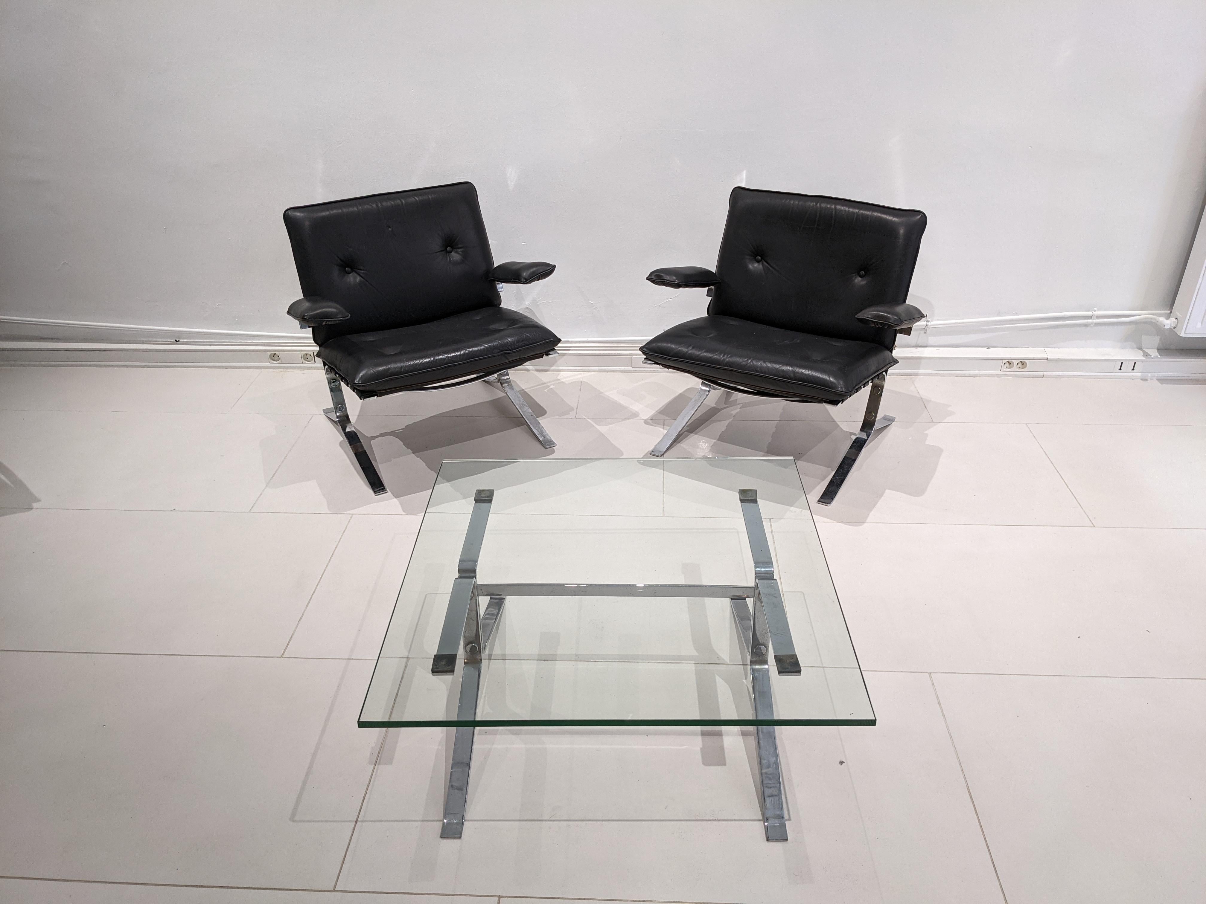 Two Djinn Chairs Designed by Olivier Mourgue at 1stDibs