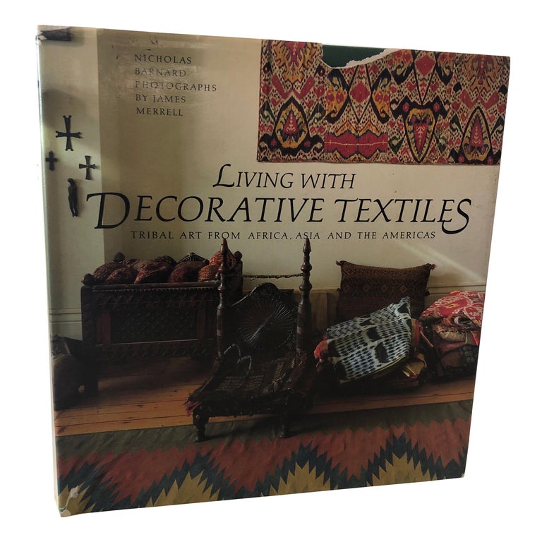 Living With Decorative Textiles Book For Sale at 1stDibs