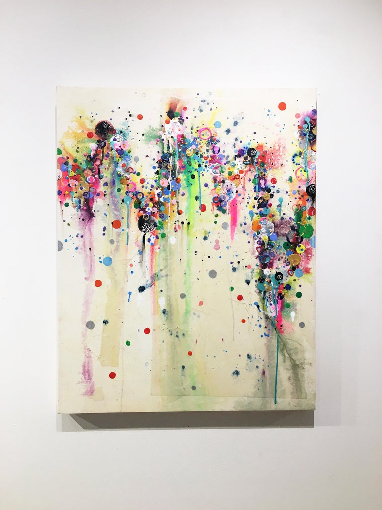 Liz Tran - Colorful, Abstract painting, Liz Tran, Heart Map Process at ...