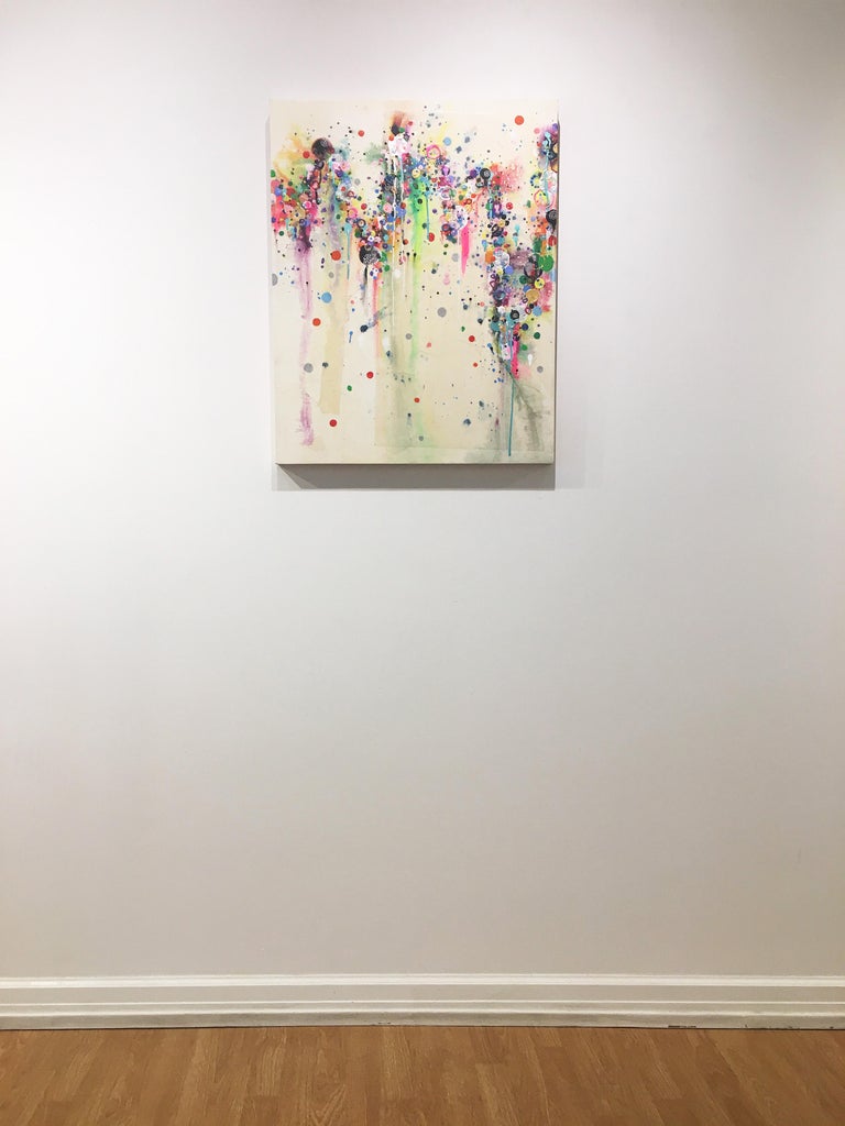 Liz Tran - Colorful, Abstract painting, Liz Tran, Heart Map Process at ...