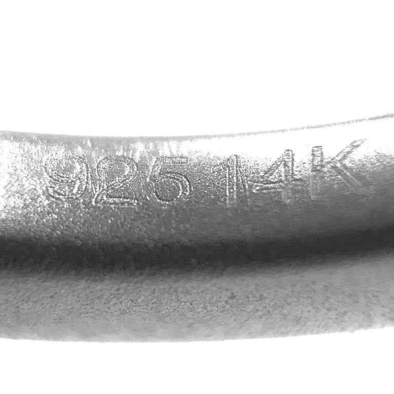Liza Beth Moonstone Round and Baguette Diamond Gold Silver Statement ...