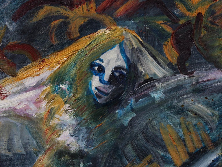 Lizanne - Lizanne - 1973 Oil, The Circus For Sale at 1stDibs