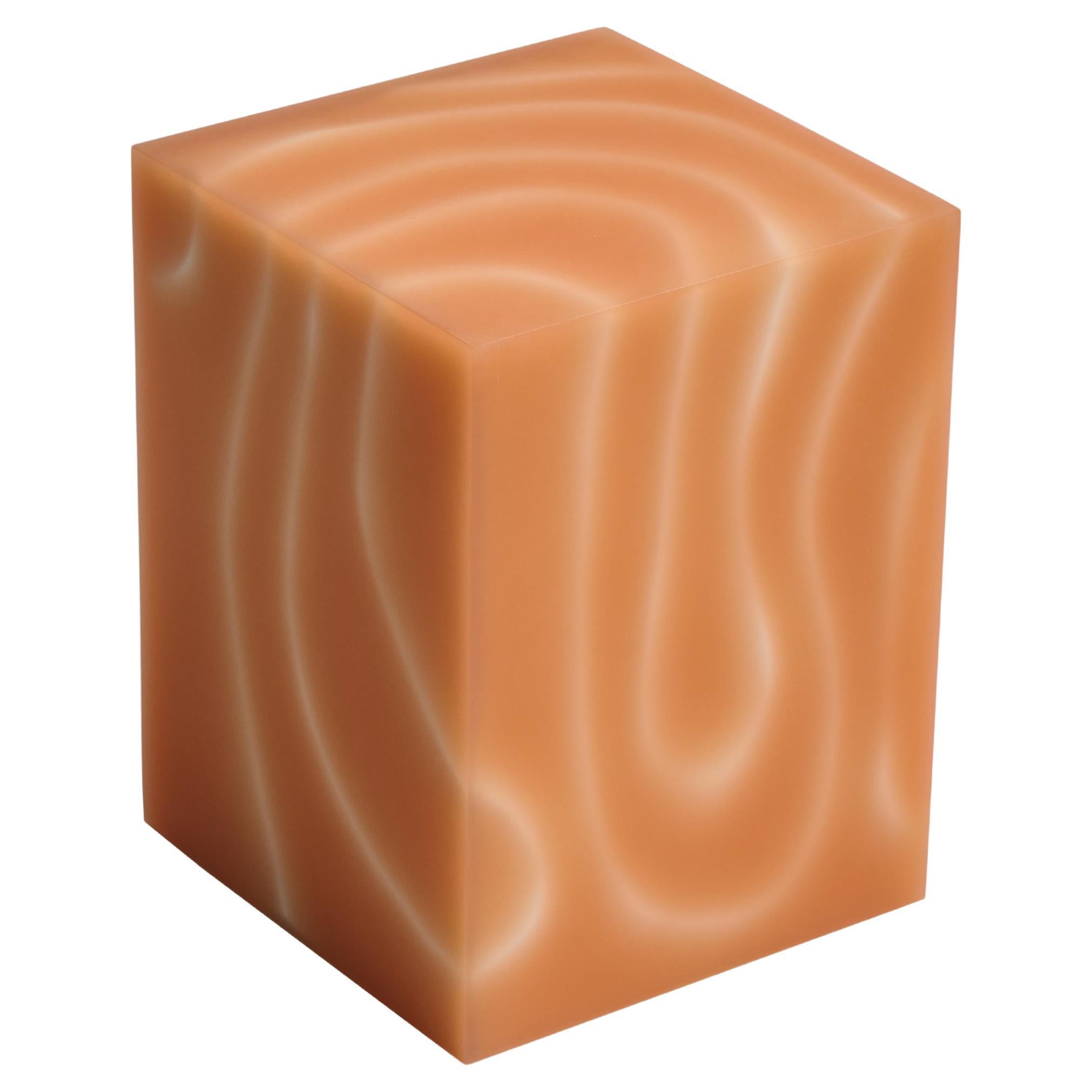 LL Box in Pink Epoxy Resin, Contemporary Side Table by Facture For Sale ...