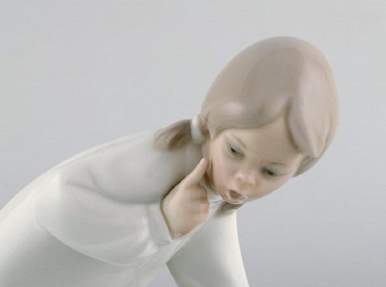 Lladro and Nao, Spain, Four Porcelain Figurines of Children, 1980s ...