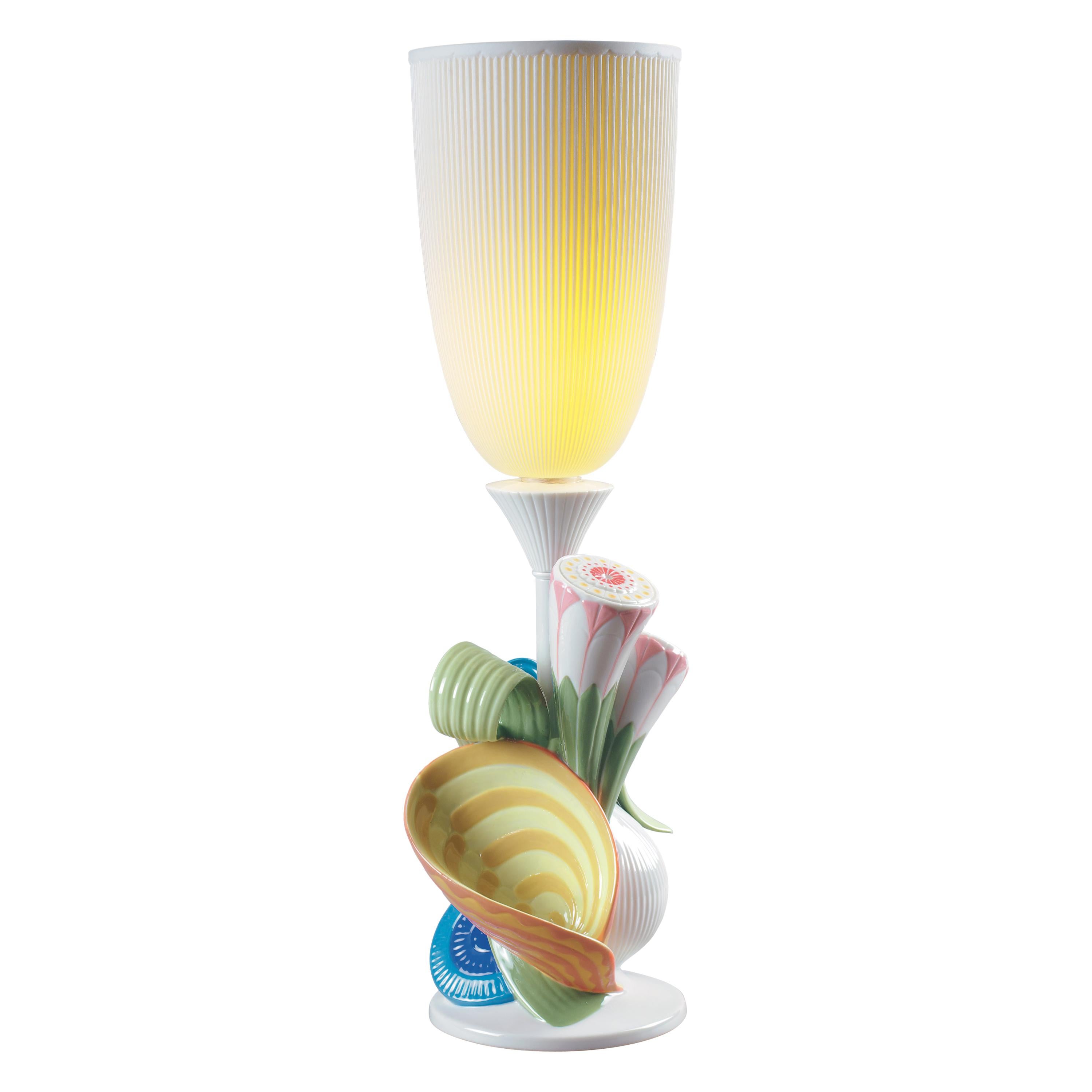 Multi-Color Ceramic Table Lamp For Sale at 1stDibs