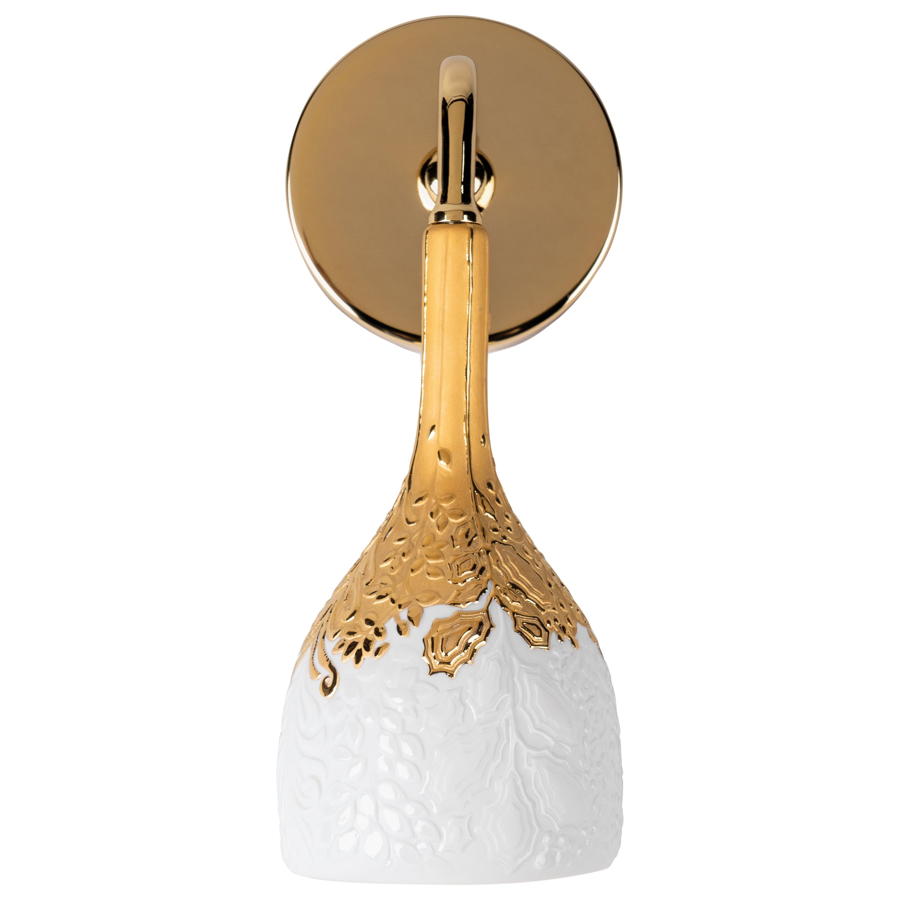 Ballroom the Wall Short Purple Gold Base For Sale at 1stDibs