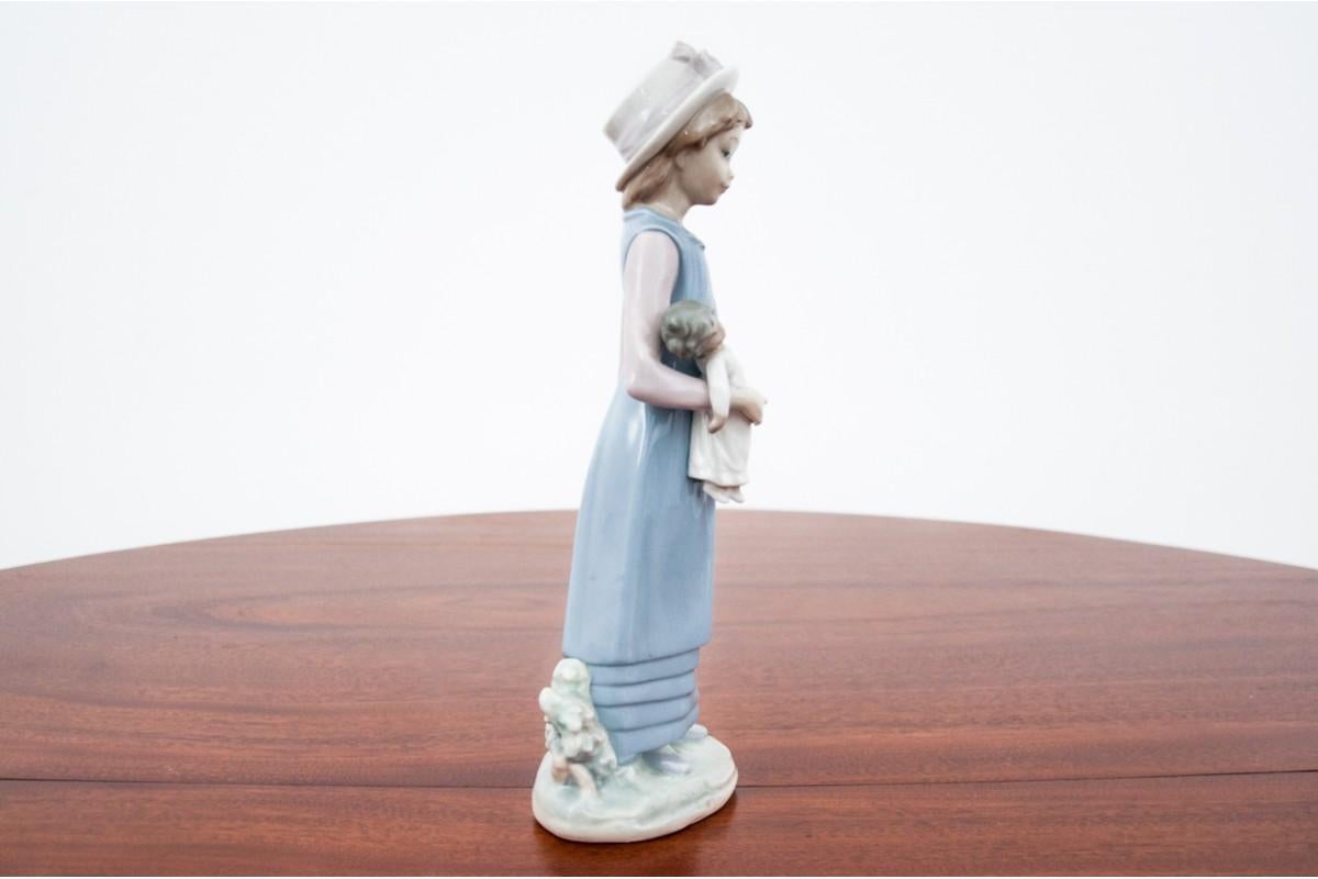 Lladro Porcelain Figurine "Girl with a Doll", Spain at 1stDibs