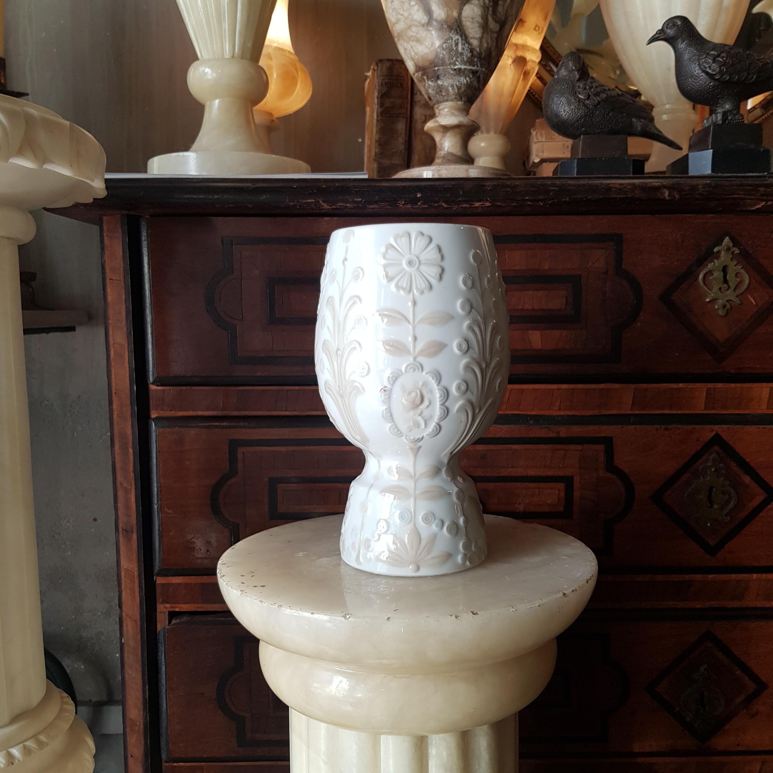 Lladro Porcelain Floral Vase, 1970s at 1stDibs | lladro vase