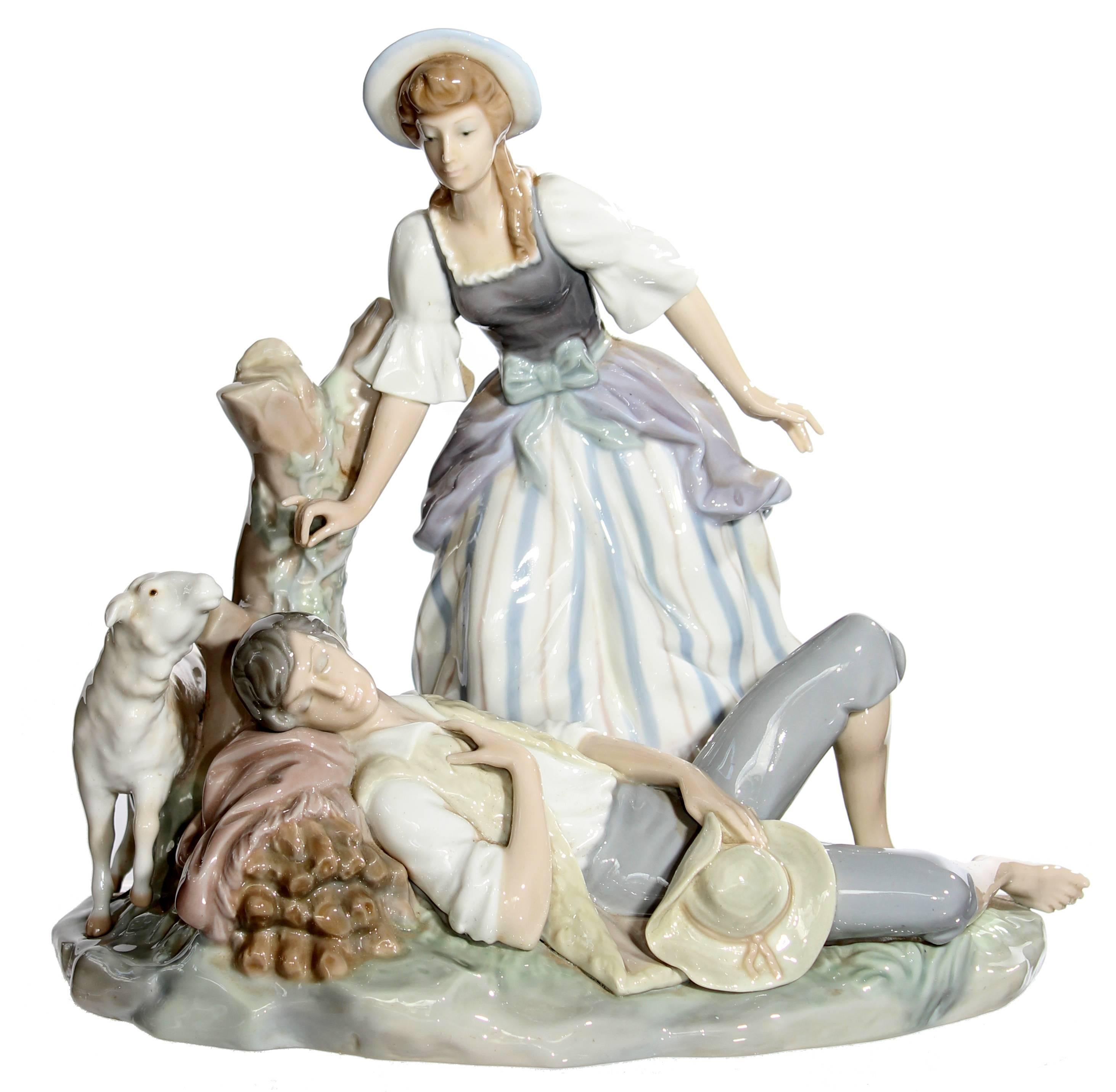 Lladro, Tengra and Zaphir, Spain, Four Porcelain Figurines of Children ...