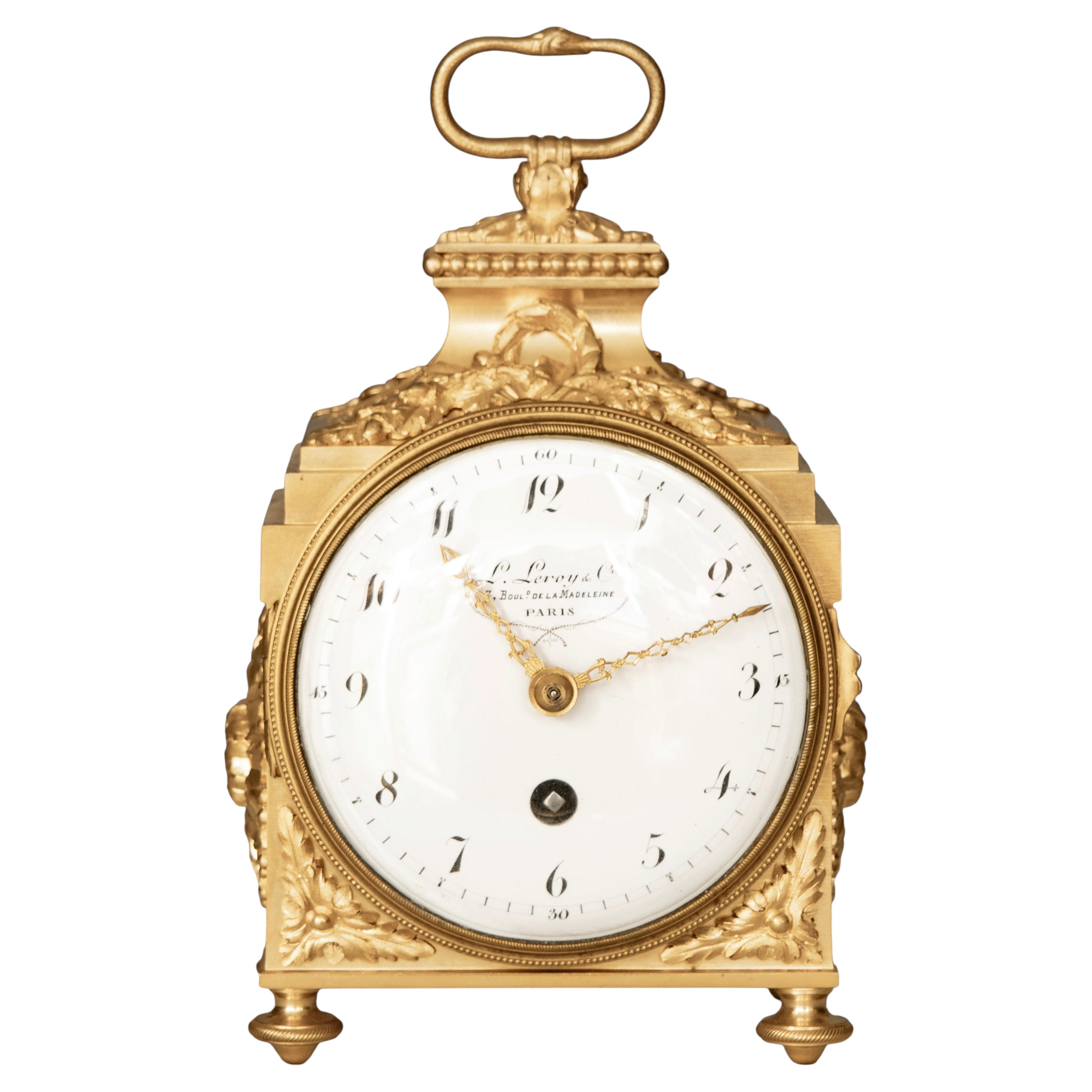 L.Leroy and Cie Ormolu Carriage Clock For Sale at 1stDibs