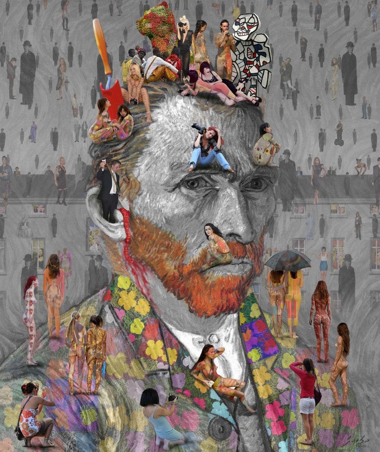 Lluis Barba - Self Portrait: Van Gogh For Sale at 1stDibs