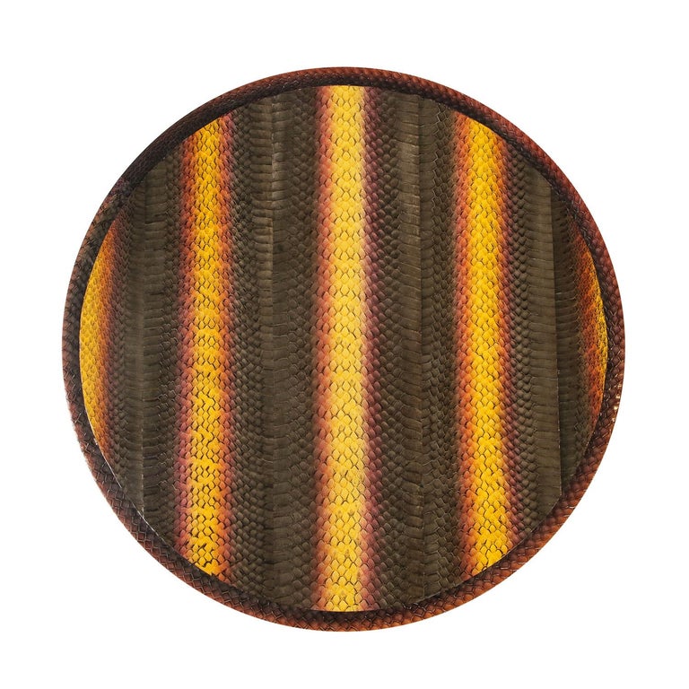 Lobel Originals 3-Tiered Side Table in Exotic Snakeskin 2022 For Sale ...