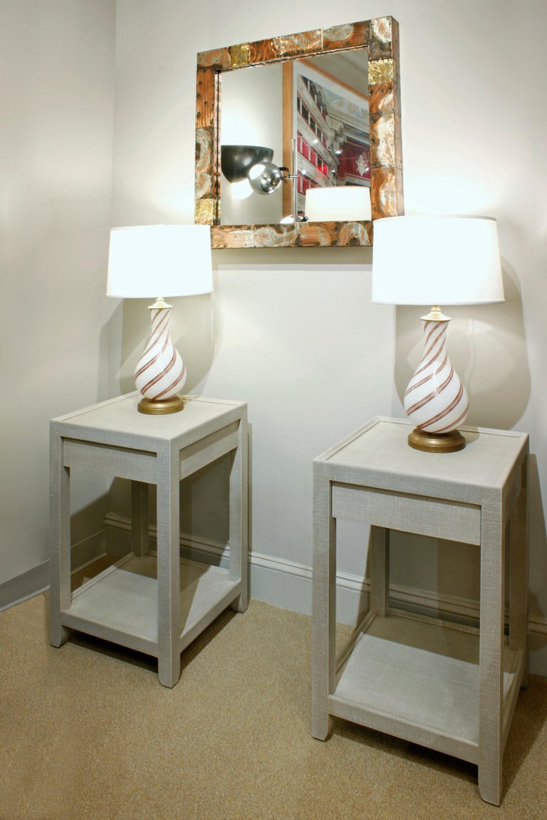 Lobel Originals Pair of Raised Edge Bedside Tables, Custom/Made to ...